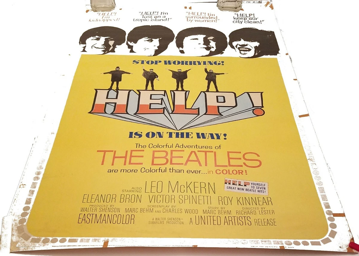 Beatles Help Movie Poster