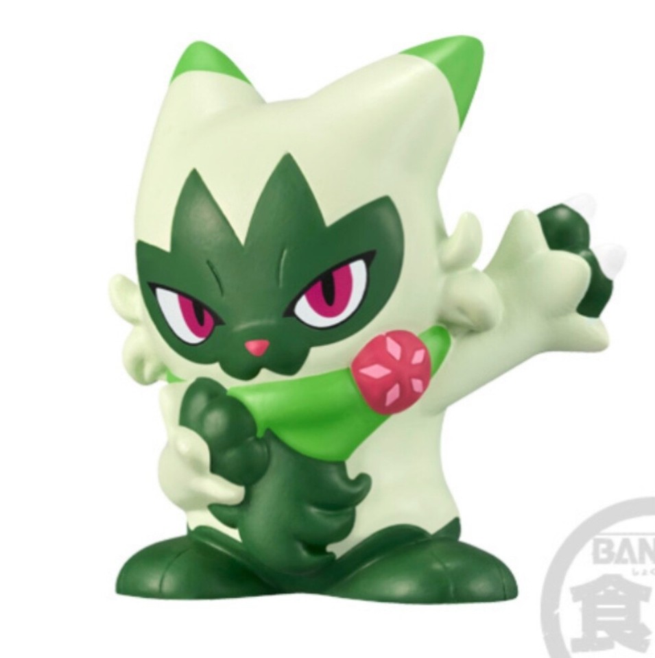 Pokemon Kids FLORAGATO (Action Pose) Puppet Figure BANDAI Vinyl ...