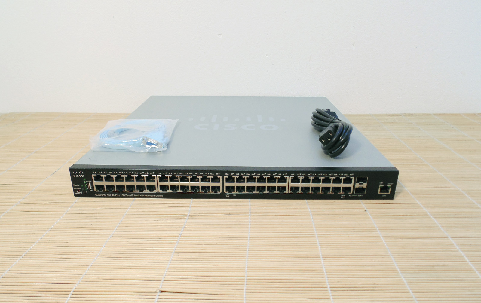 Cisco SG350XG-48T-K9 Small Business Switch 46x 10GBase-T 2x Combo 10G ...