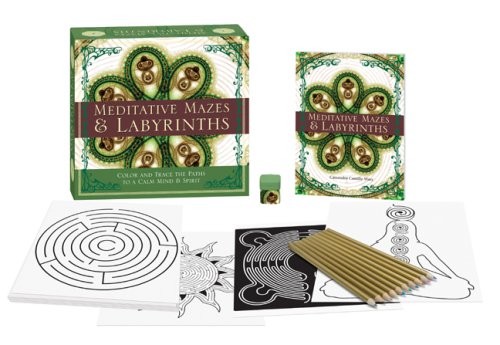 Meditative Mazes & Labyrinths + Pencils + Accessories: Color and Trace ...