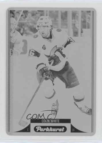 2022-23 Upper Deck Parkhurst Printing Plate Black 1/1 Colin White #10 ...