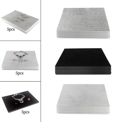 5x Ring Pad Jewelry Pad Mats Stackable Display Trays Jewelry Holder ...