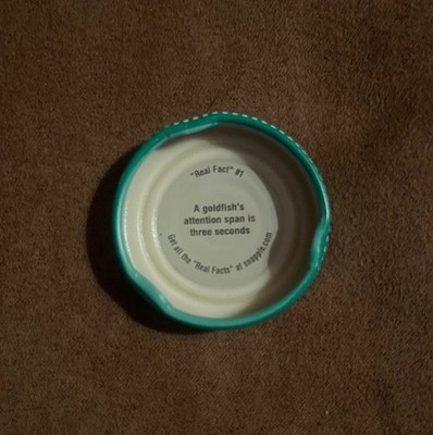 Snapple Cap Real Fact #1 - Extremely Rare Collectible | eBay