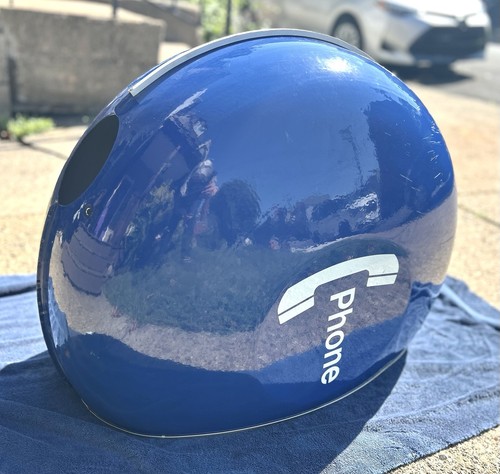 Egg Shaped Porcelain Phone Booth Rare Payphone Enclosure Vintage | eBay