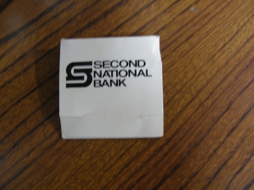 8934) Second National Bank Logo 4: Golf Tees 1: Ball Marker in Match ...