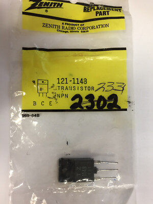 121-1148 ZENITH TRANSISTOR SAME AS NTE 2331 | eBay