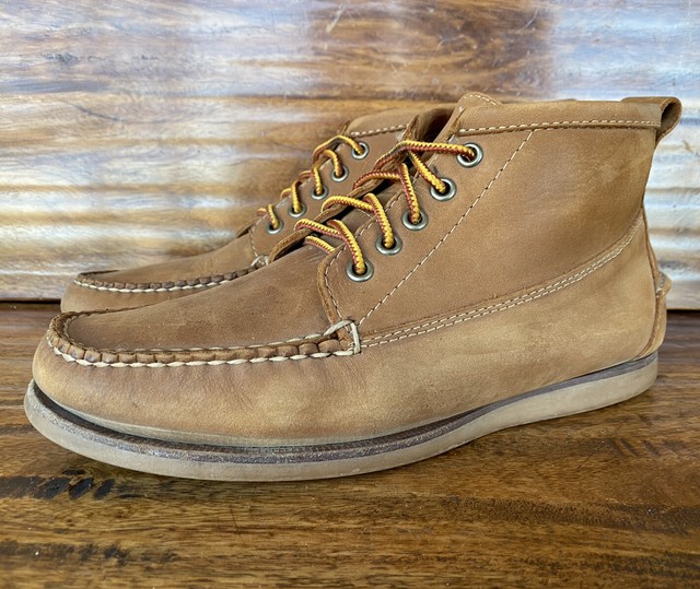 LL Bean Signature Handsewn Jackman Ranger MOC Ankle Lace up BOOTS Sz ...