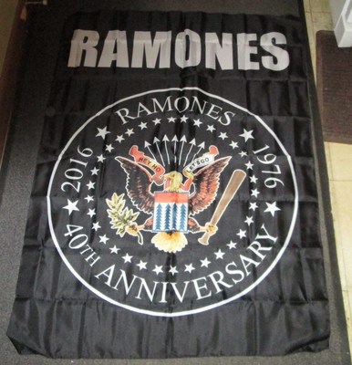 RAMONES TEXTILE POSTER FLAG RARE NEW SEALED PRESIDENT | eBay