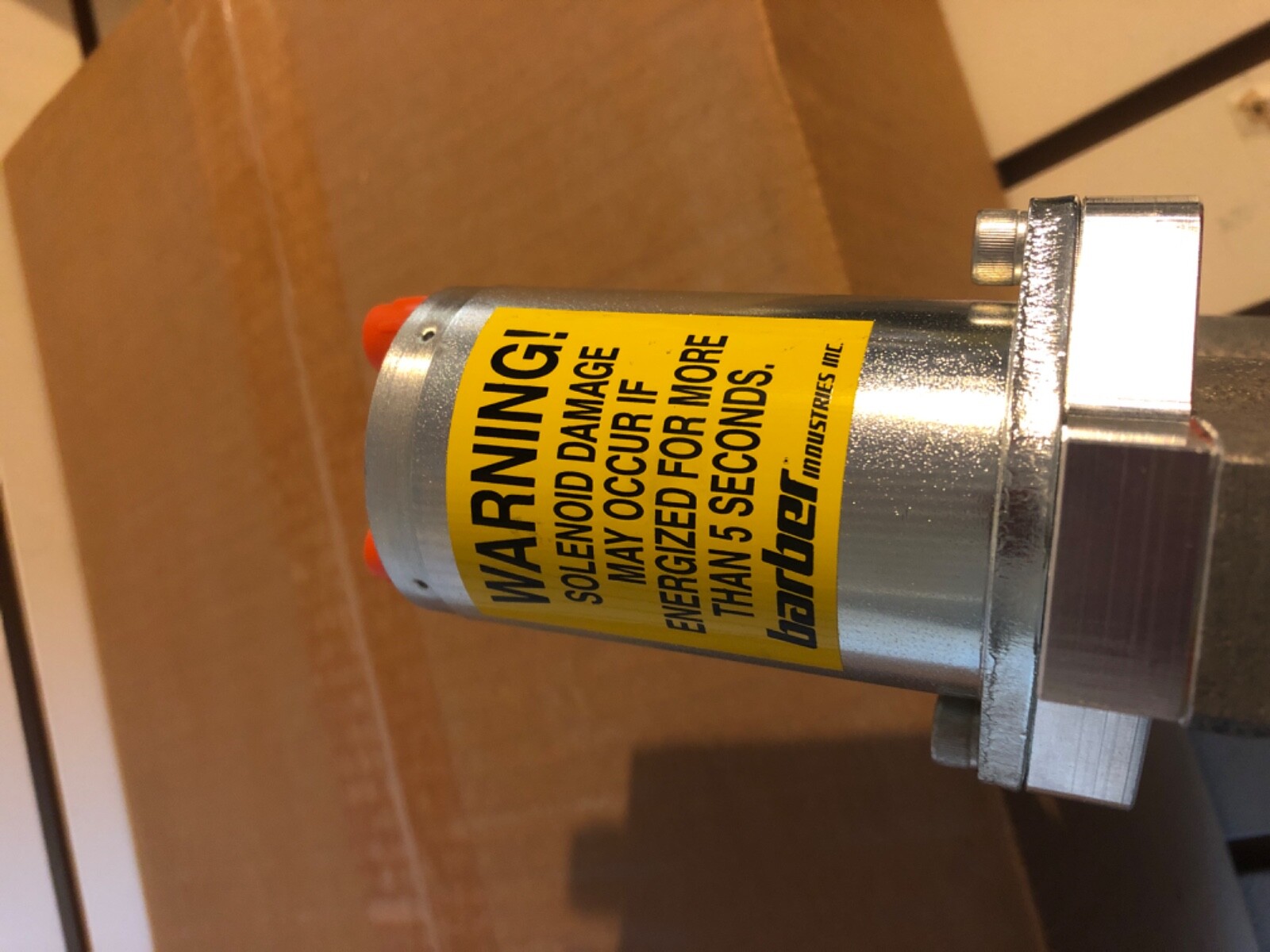 Rigsaver 5SGE 25379 St 24VDC Engine Shutoff Valve, Cummins QSK50 MCRS ...