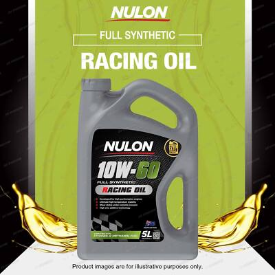 Nulon Full Synthetic SYN 10W60 Racing Car Engine Oil 5L NRO10W60-5 ...