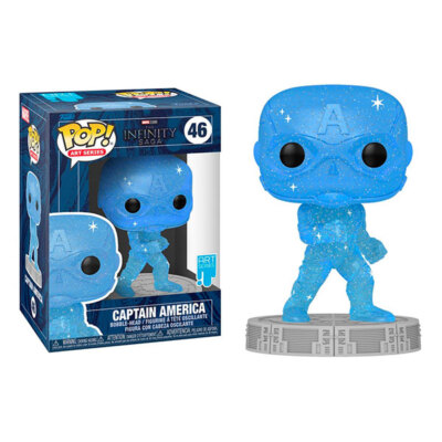 Marvel Infinity Saga Captain America Blue (Artist Series) Pop! Vinyl ...