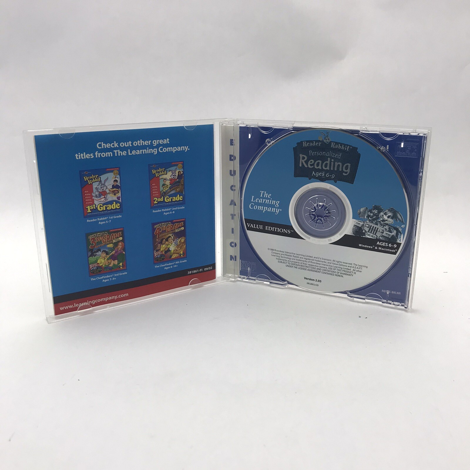 Reader Rabbit Personalized Reading Ages 6-9 (Mac and Windows) CD 1 and ...