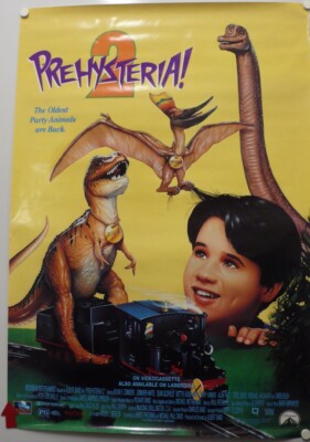 Prehysteria! 2 Videocassette/ Laser disc Movie Poster made in 1994 | eBay