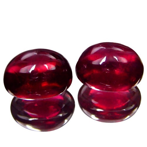 6.22Cts Genuine Natural African Ruby Oval Cabochon Loose Gemstone | eBay