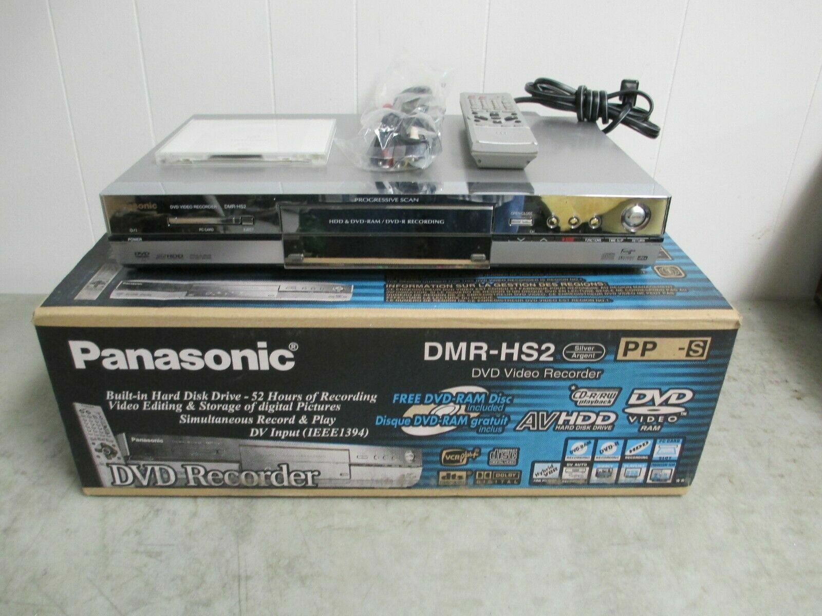 Panasonic DVD Video Recorder DMR-HS2 HDD 40GB | eBay