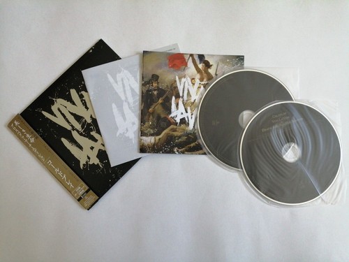 COLDPLAY - VIVA LA VIDA - JAPAN JAPANESE 2 CD LIMITED EDITION + OBI + 2 ...