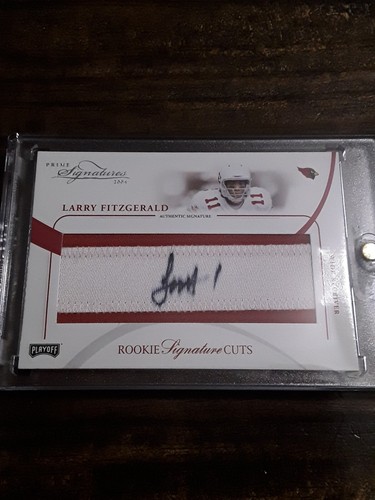 Larry Fitzgerald 2004 Donruss Playoff Rookie Signature Cuts #'ed/99 | eBay
