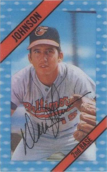 1972 Kellogg's 3-D Super Stars - Davey Johnson #43 Career AB 3110 ...