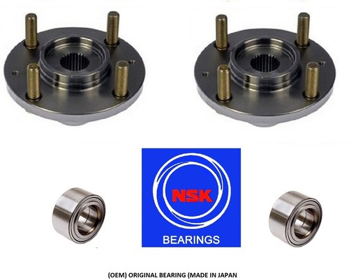 2000-2005 TOYOTA ECHO Front Wheel Hub & (OEM) (NSK) Bearing Kit (PAIR ...
