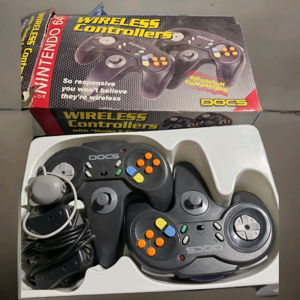 Doc's Wireless Nintendo 64 Controllers Preowned/Used/Tested and Works ...