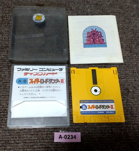 Famicom Disc system Super Roadrunner II 2 with Box and manual from ...