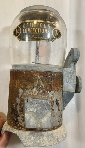 Vintage 1930’s Tom Thumb Peanut Gumball Candy Vending Penny Machine | eBay