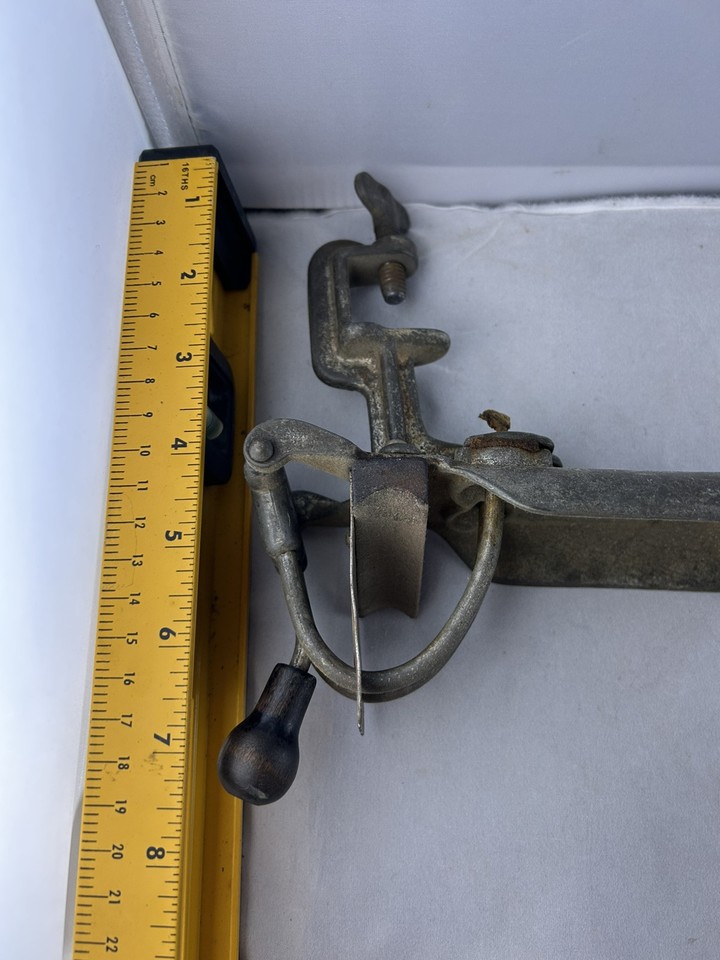 Antique Goodell Co Double Cherry Pitter Cast Iron Vintage Kitchen Tool ...