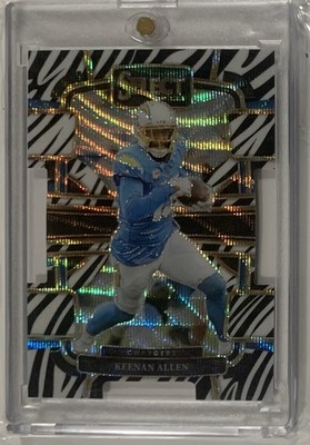 2023 Select Chargers Keenan Allen Concourse Zebra Die Cut Case Hit | eBay