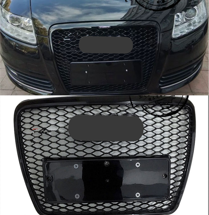 For Audi A6 C6 RS6 Style 2005-2011 Front bumper Mesh Grill Grille | eBay