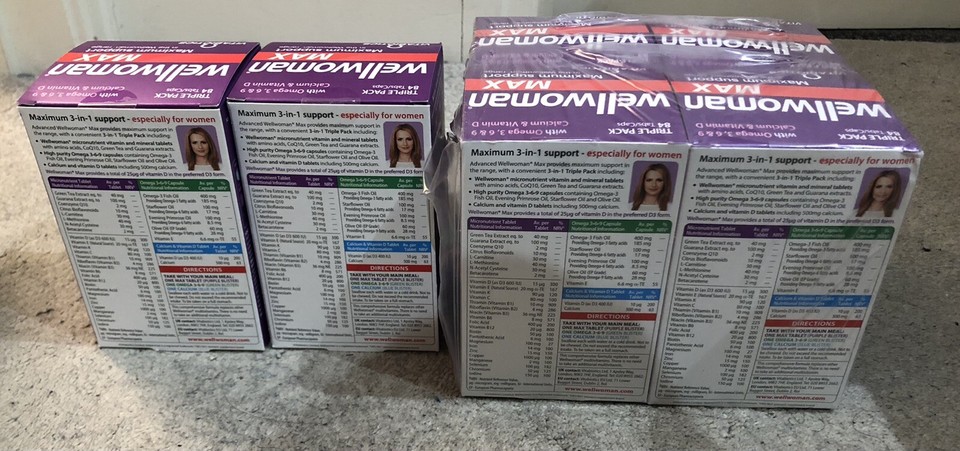 Vitabiotics Wellwoman Max 84 Tablets Capsules FREE POSTAGE | eBay UK