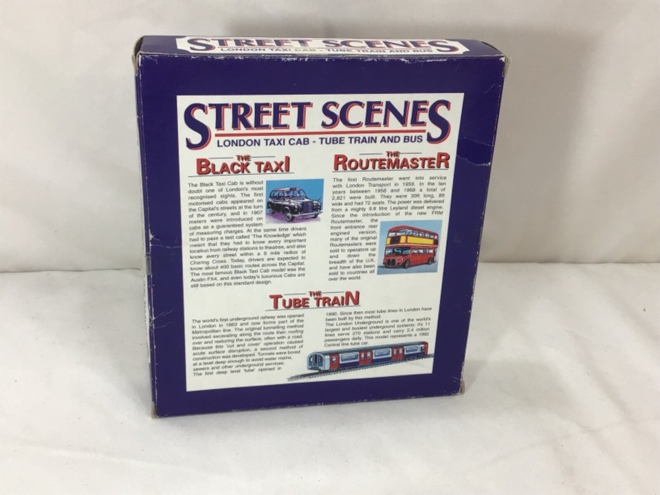 NEW Juniors British Street Scenes London Bud Taxi Train Set Diecast # ...