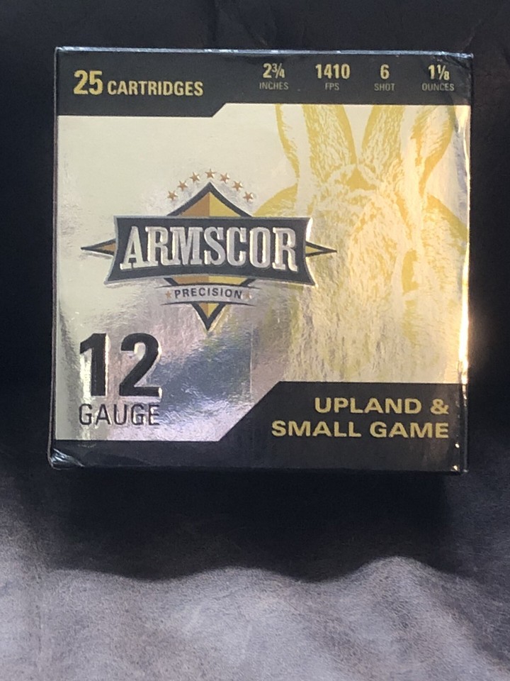 Armscor Upland & Small Game Load Shotgun Shell Rabbit Ammo Empty Box ...
