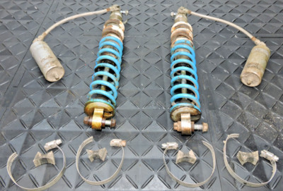 99-14 HONDA TRX400EX TRX 400EX WORKS Remote Reservoir Triple Front ...