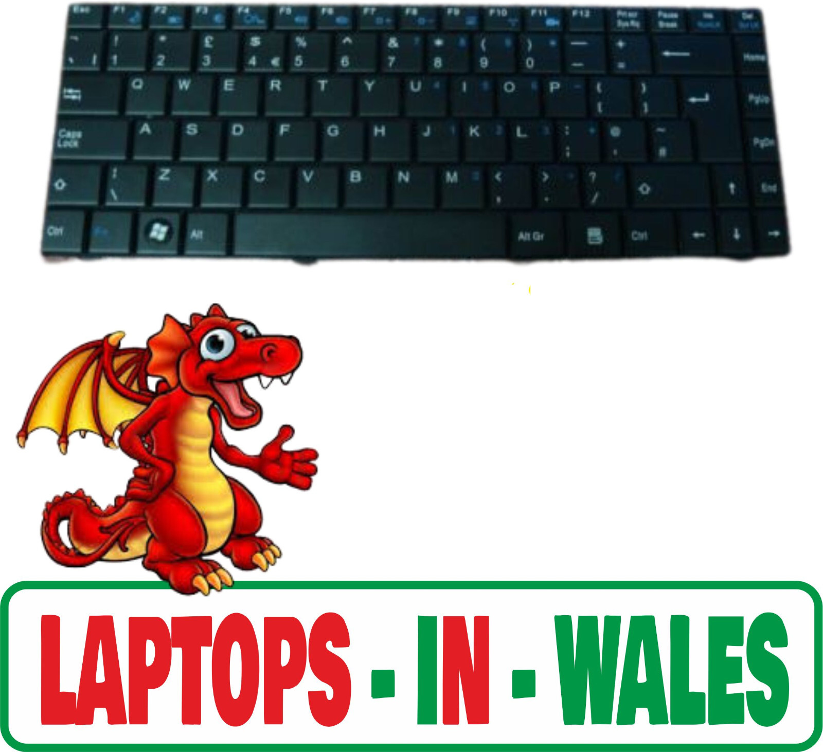 TESTED ADVENT ROMA C900, 1000 LAPTOP UK KEYBOARD 71AI50082-10 GENUINE ...
