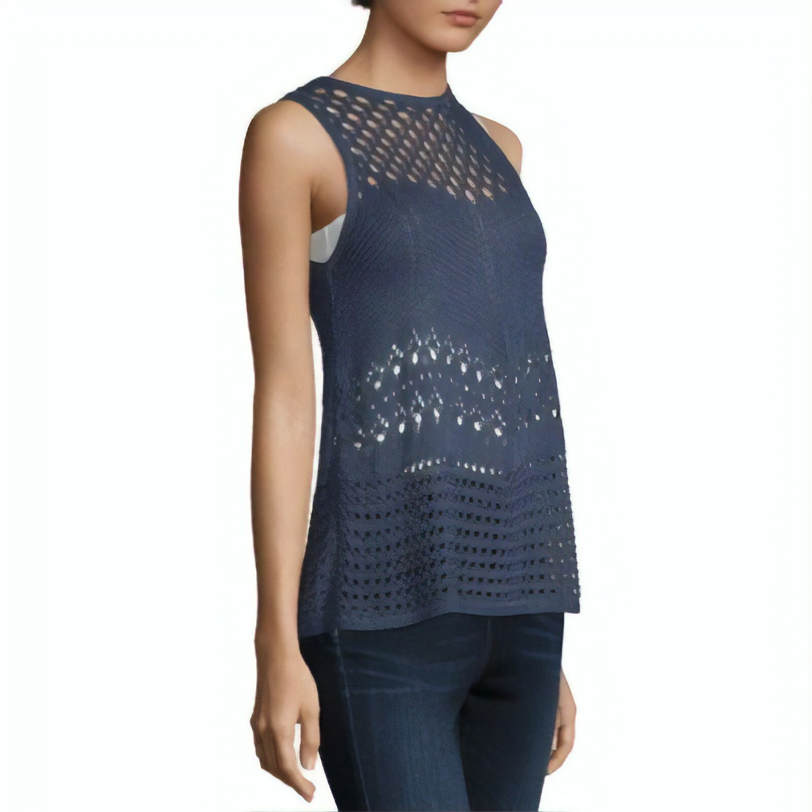 a.n.a Crew Neck Sleeveless Tank Top Size M New Msrp $37.00 | eBay