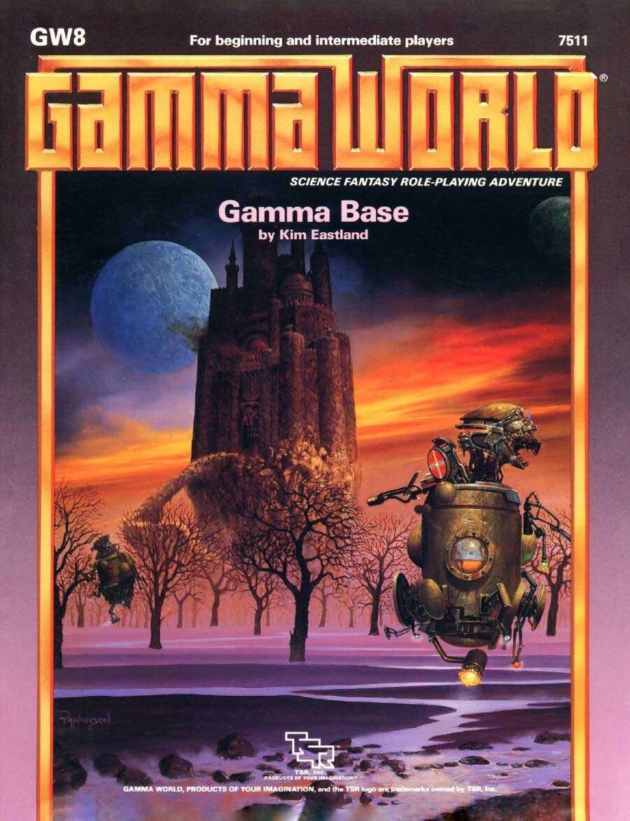 GW8: Gamma Base Gamma World TSR RPG Science Fiction | eBay
