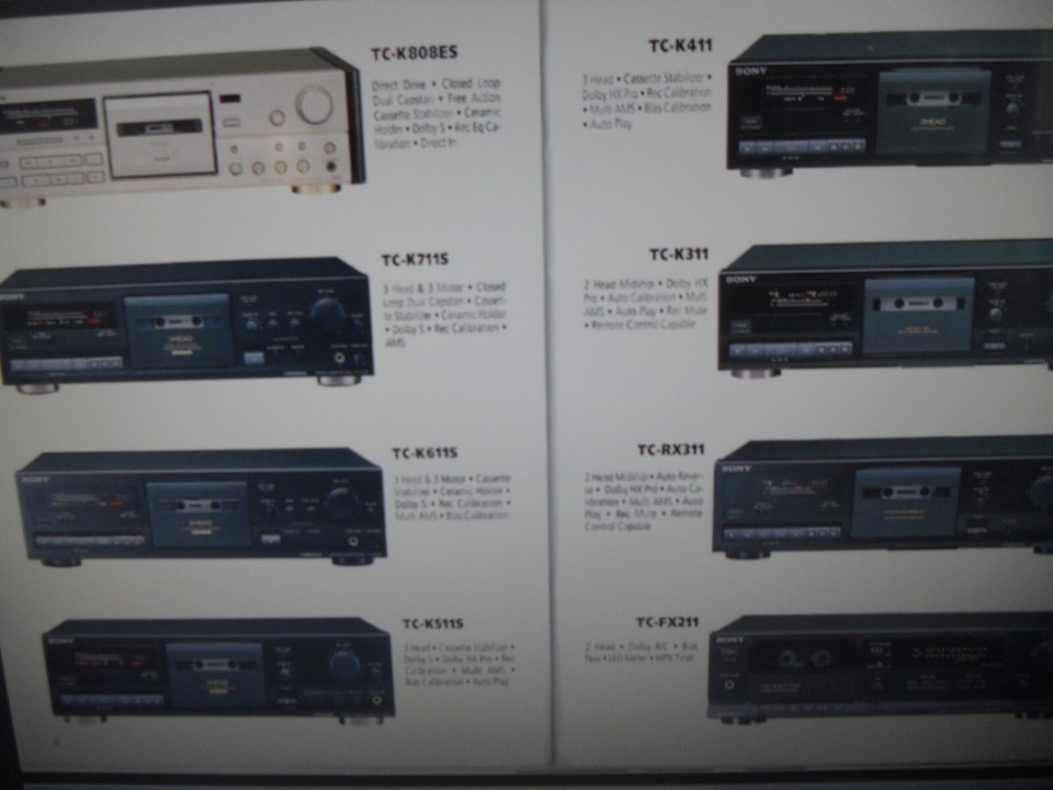 Sony Audio 1994 Catalog PDF CD 24 Pages, Receivers DAT Cassette Amps ...