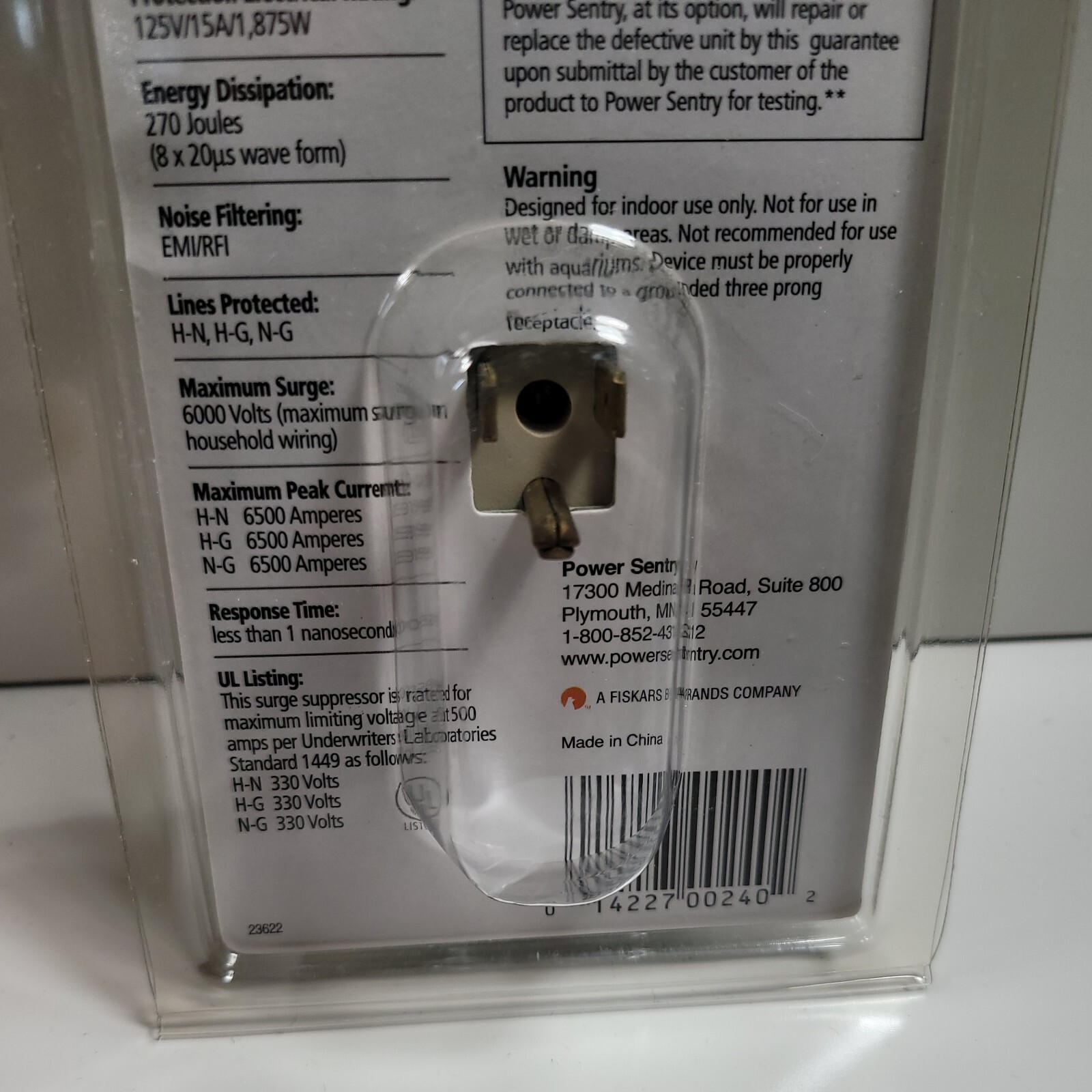 Power Sentry Surge Protector Model 240 for sale online | eBay