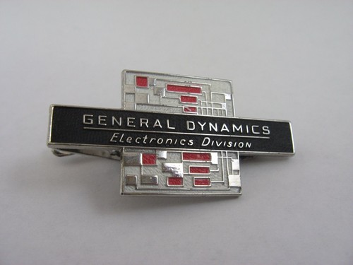Vintage General Dynamics Electronics Division Advertising Tie Bar ...
