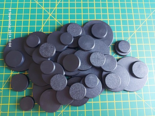 25mm 28mm 32mm 40mm 50mm 60mm Round Bases 40k Warhammer, AoS, Games ...