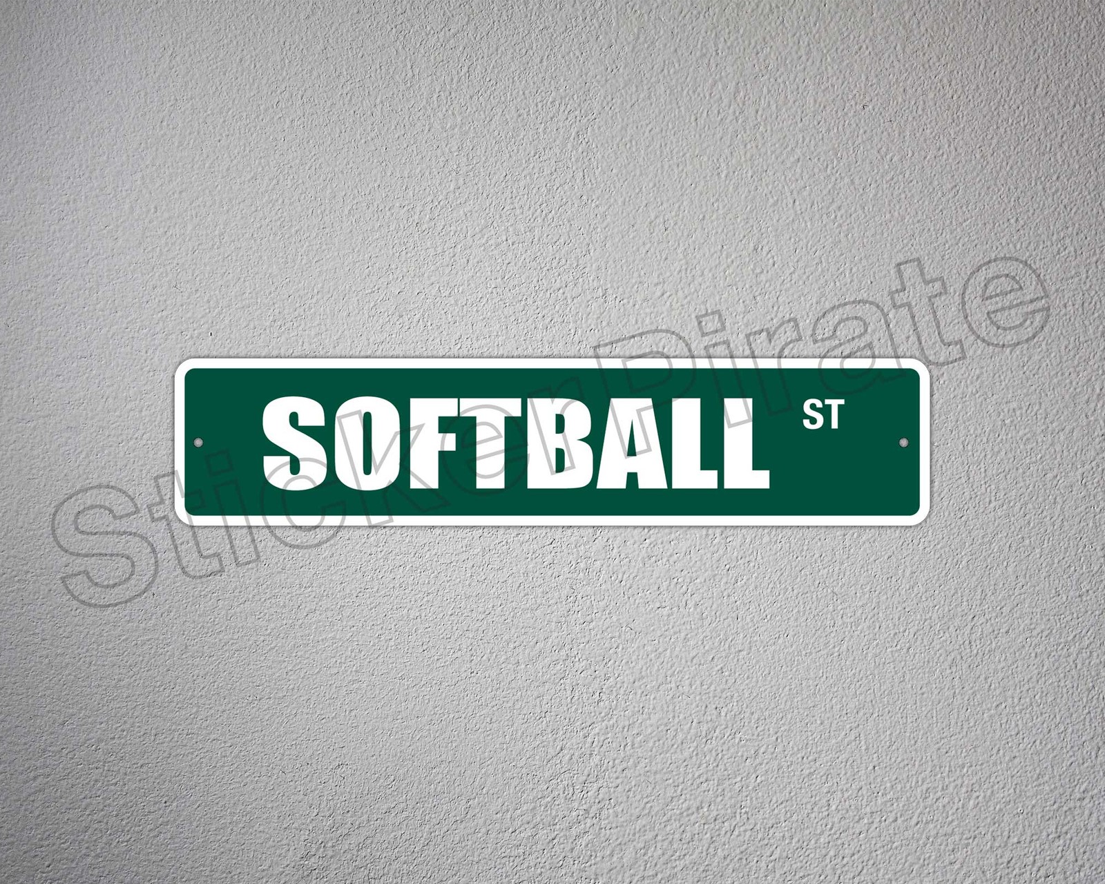 *Aluminum* Softball St 4" x 18" Metal Novelty Street Sign SS 3331 | eBay