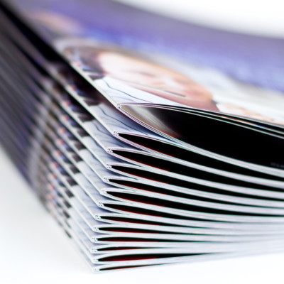 100 custom saddle-stitched booklet - 40 pages in full-color, 8.5"x11 ...