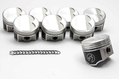 Speed Pro Forged Piston Set 4.070" Bore -7.5 cc for Mopar Small Block ...