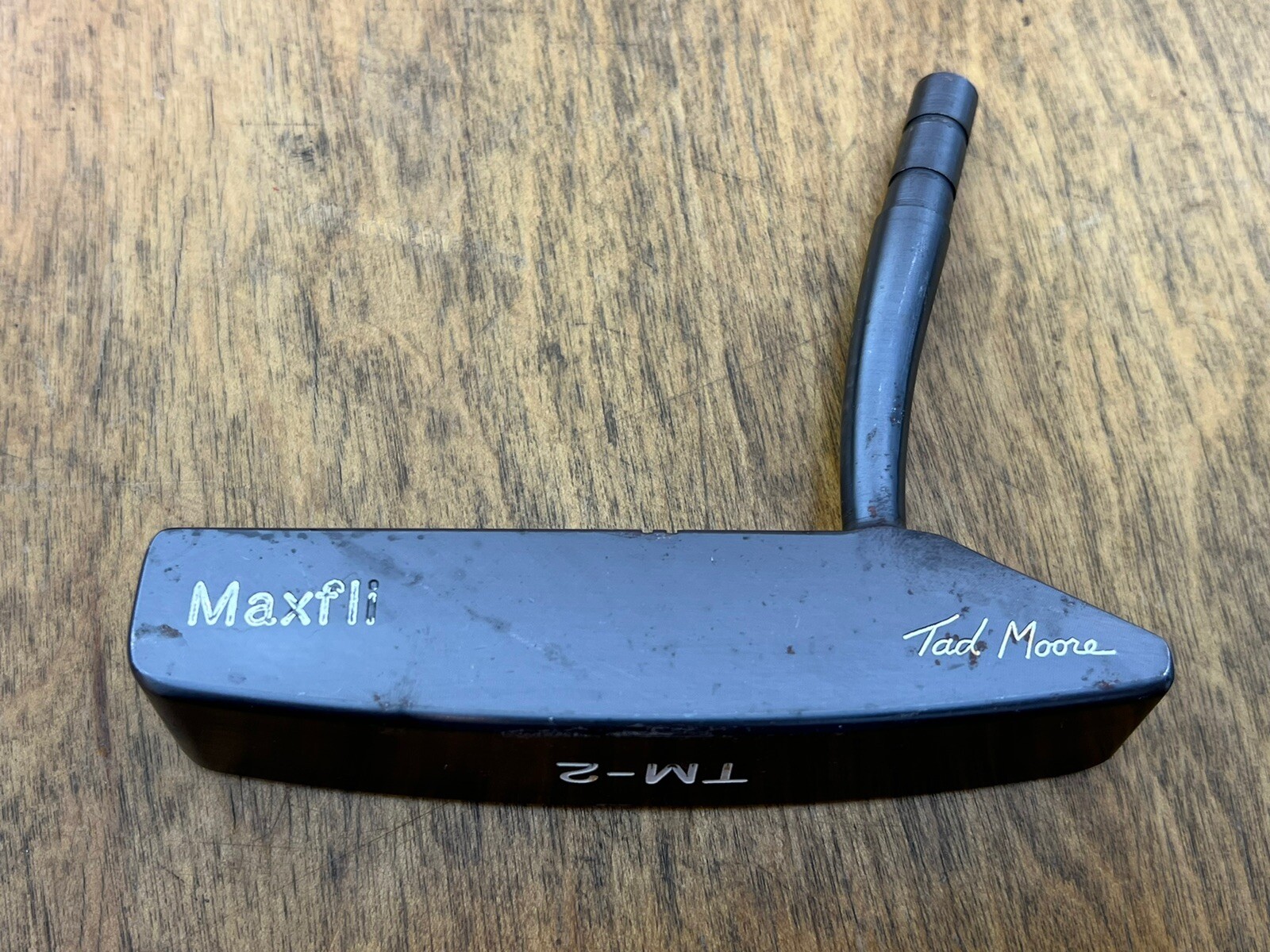 MAXFLI TAD MOORE TM-2 Milled Putter Head Only Right Handed Black Some ...