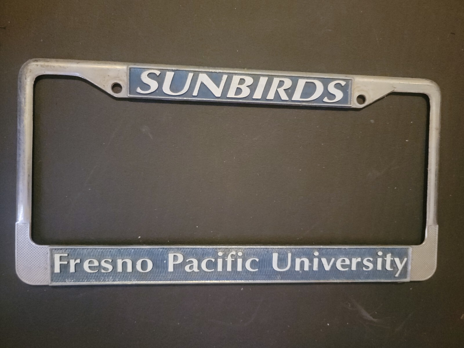 FRESNO PACIFIC UNIVERSITY “Vintage California License Plate Frame ...