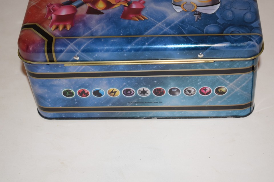 Pokemon TCG 2016 Evolution Tin Collector Treasure Chest Lunch Box EMPTY ...