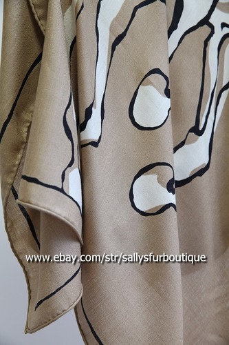 70% Cashmere & 30% Silk Wrap Scarf Fly Horse Print Bandanna Shawl 53 ...