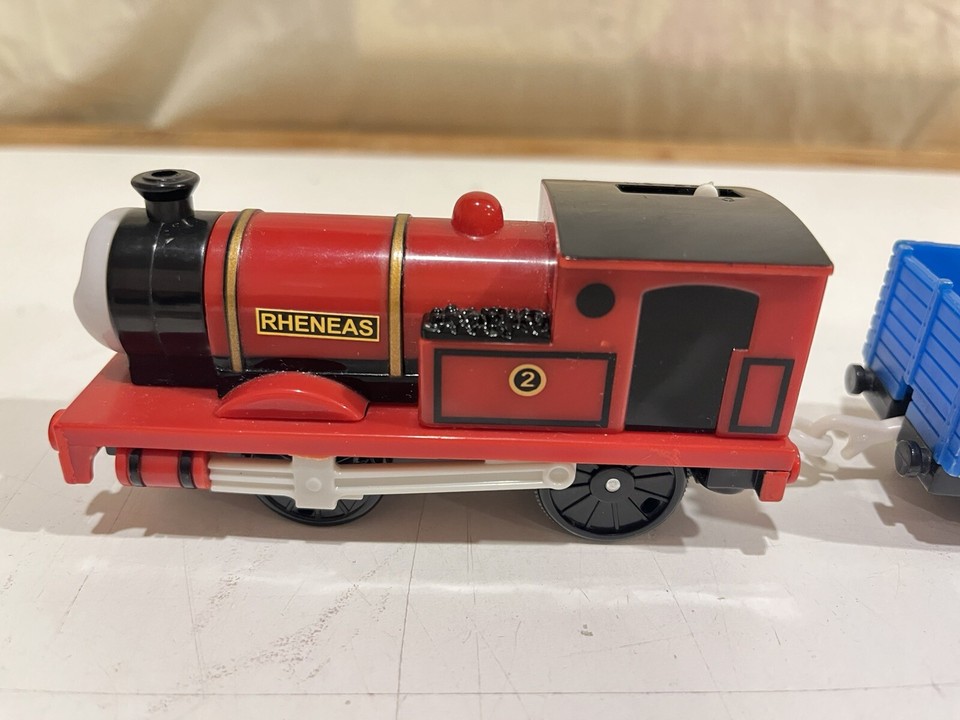 Mattel Motorized Rheneas with Blue Car for Thomas and Friends ...
