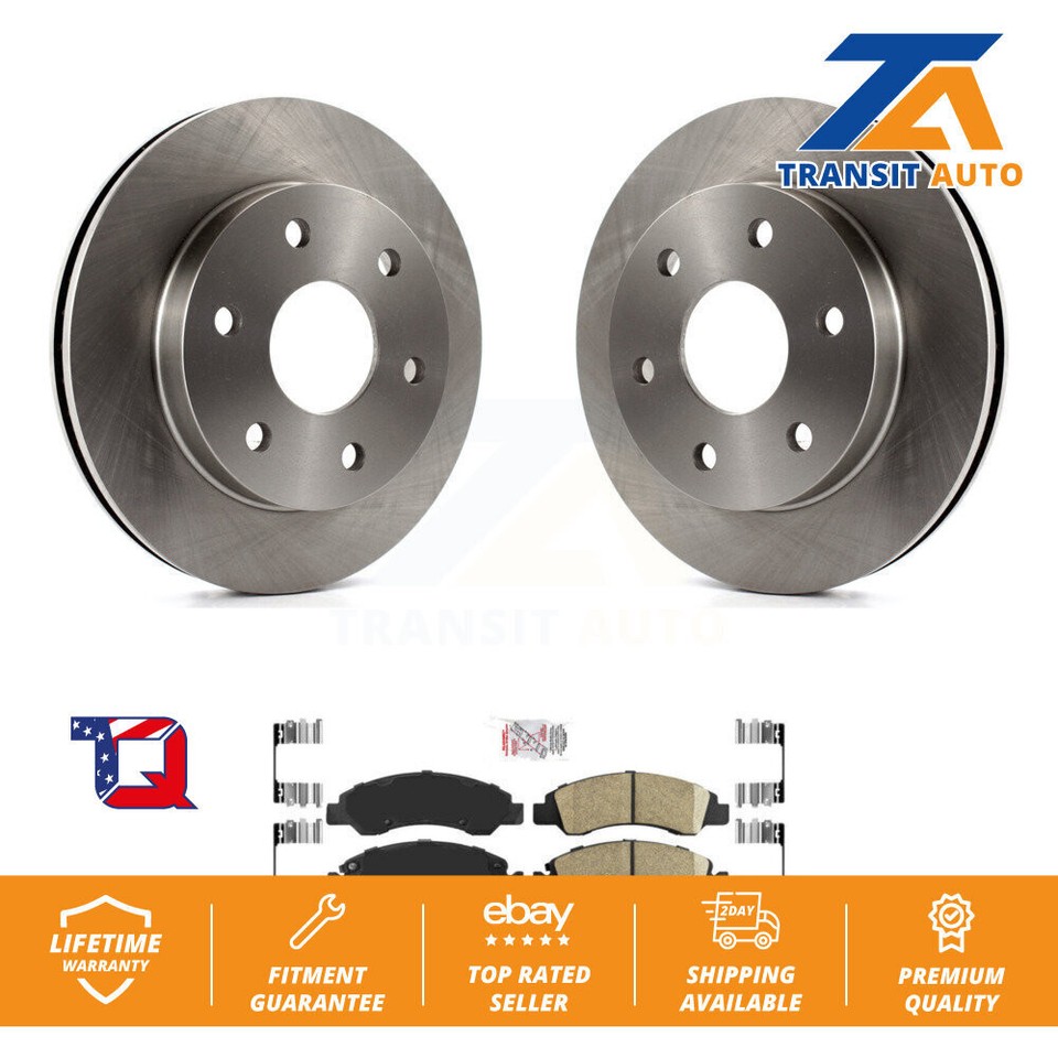 Front Disc Brake Rotor Ceramic Pad Kit For 2007 GMC Sierra 1500 rear ...