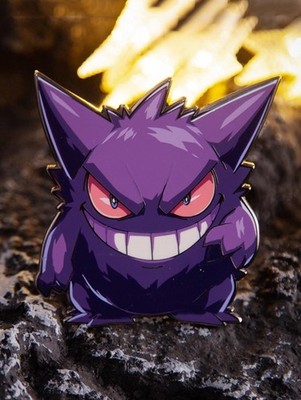 Gengar Enamel Pin Metal Badge Figure Anime 2.2" | eBay